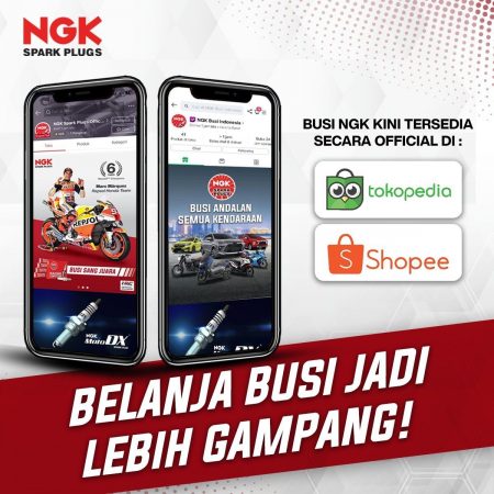 Official Store NGK Busi Indonesia Sudah Dibuka