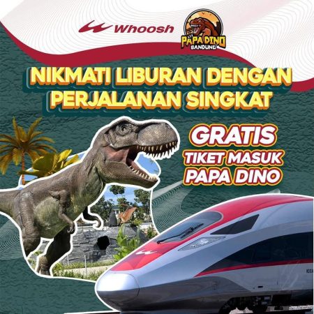 Promo Gratis dan Diskon di 12 Destinasi Wisata Dengan Tiket Whoosh